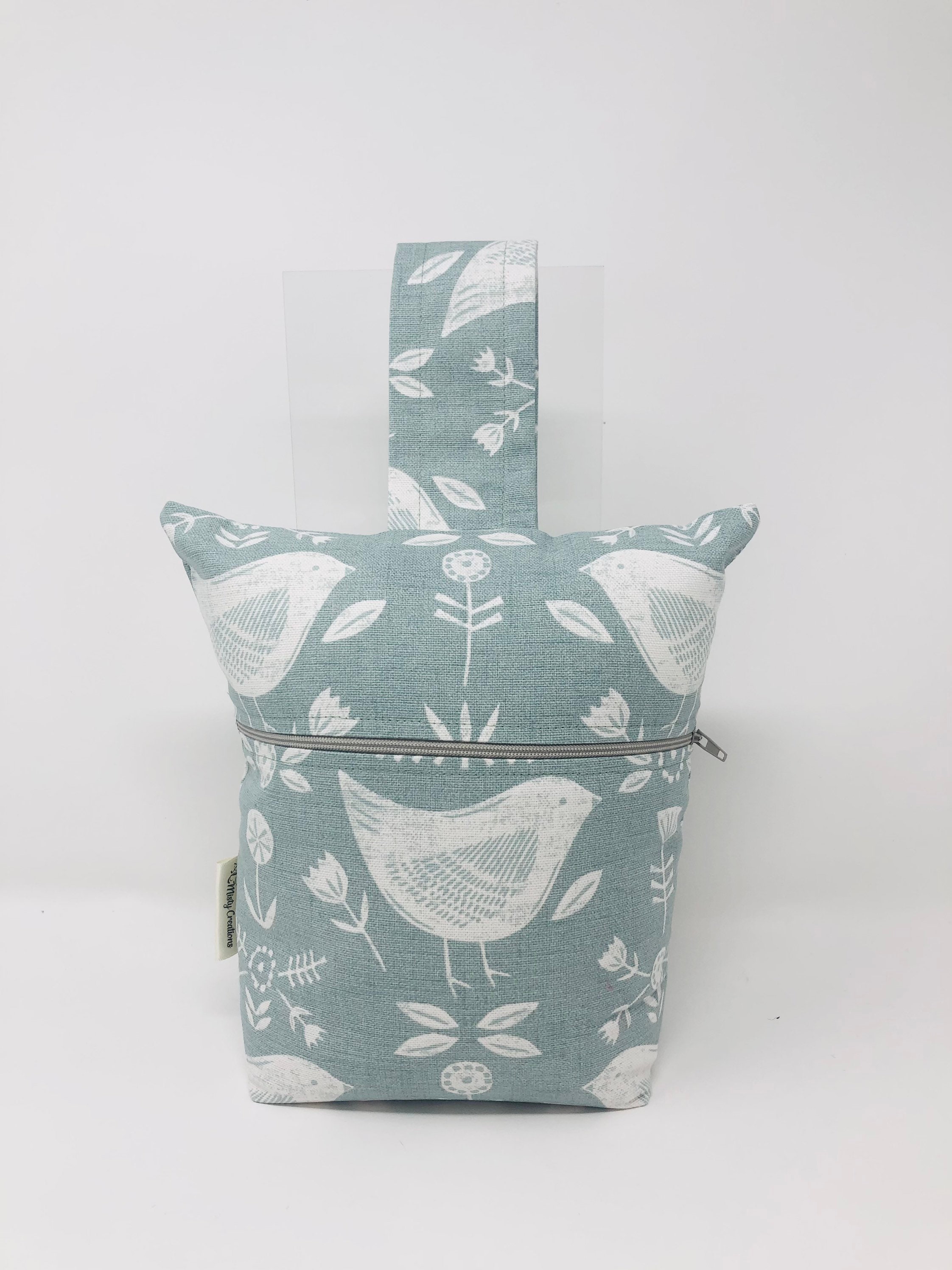 Scandi Sea Green Bird Door Stop Bird Print Green Heavy | Etsy UK