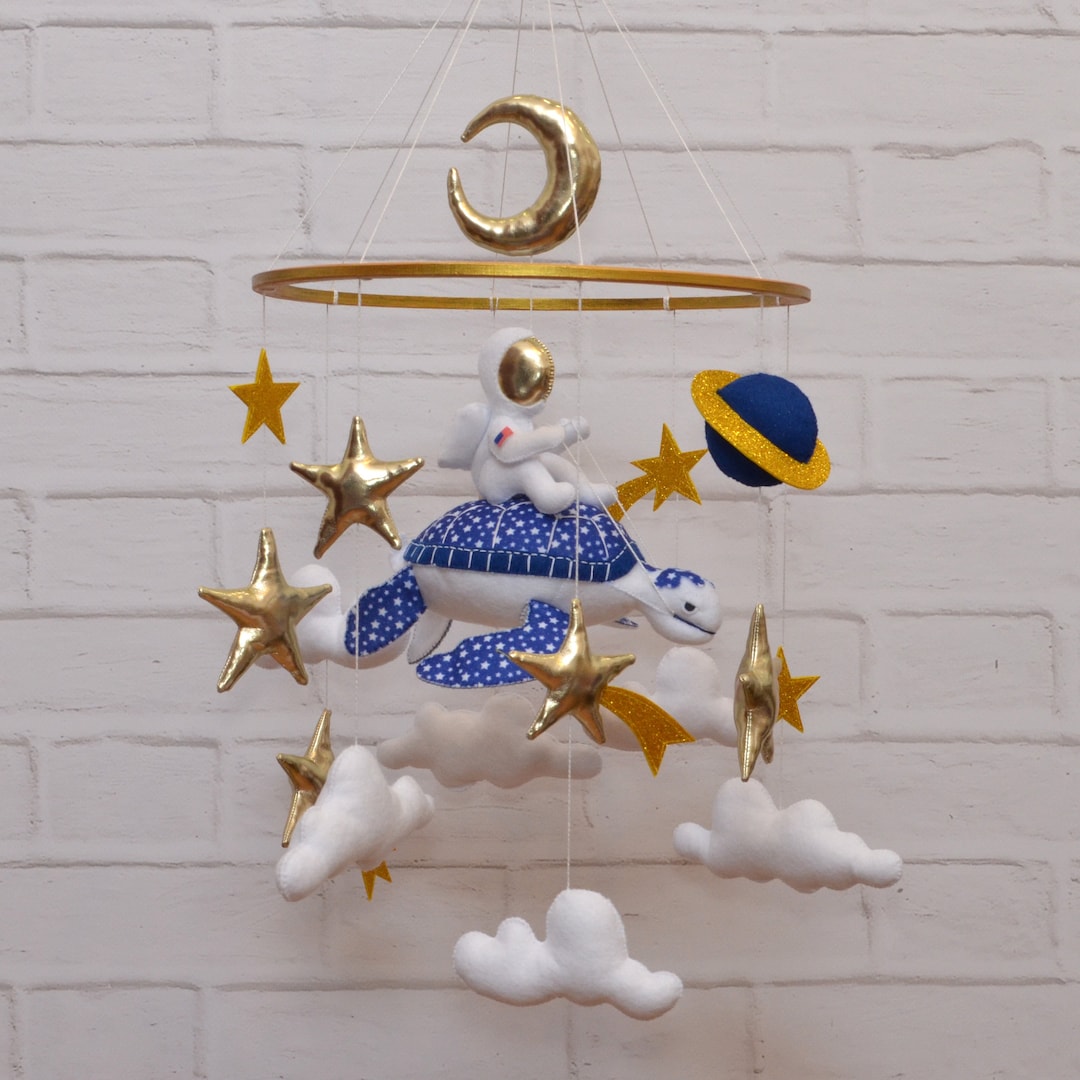 Baby Mobile Space. Crib Mobile Solar System. Nursery Decor Space ...