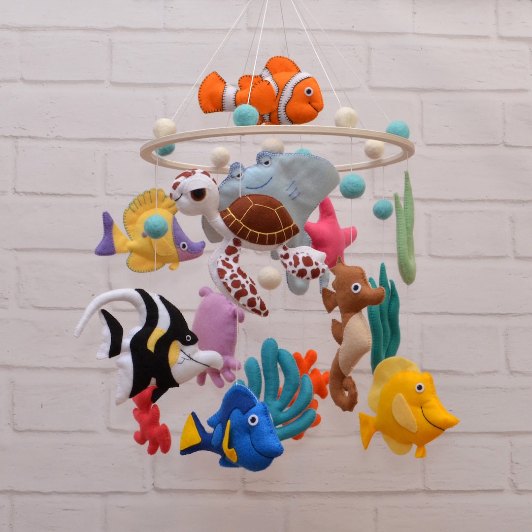 Baby Mobile. Baby Mobile Ocean. Crib Mobile. Baby Mobile Neutral ...