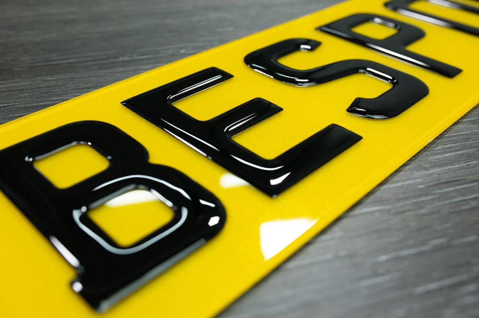UK Road Legal 3D Gel Pair Car Registration Number Plates Mot DVLA ...