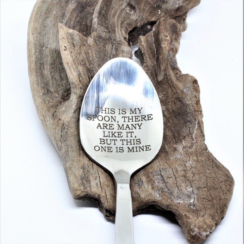 This is My Spoon Custom Engraved Teaspoon - Custom Engraved to Order in ...