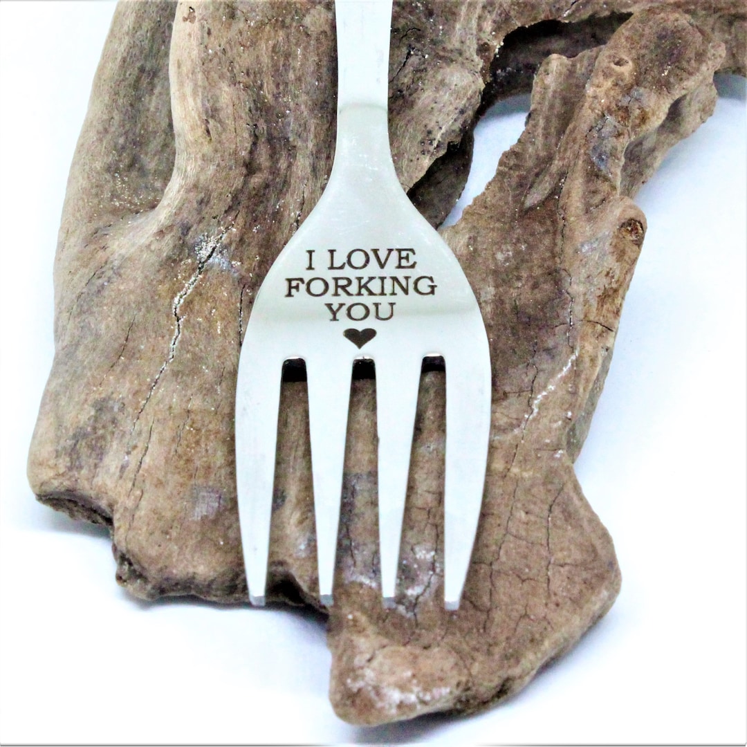 I Love Forking You Custom Engraved Fork Custom Engraved to - Etsy Australia
