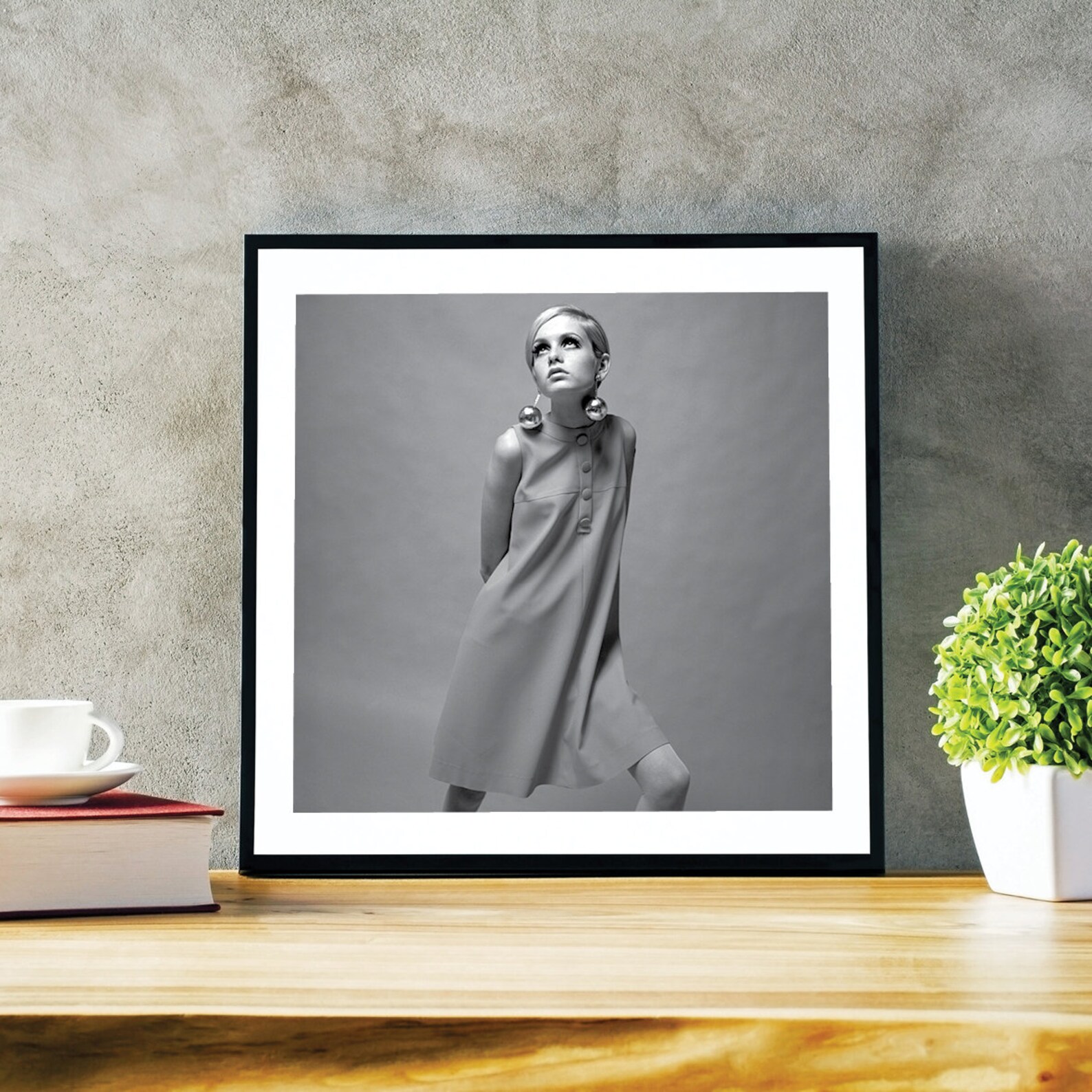 Twiggy Print Twiggy Poster Celebrity Pop Art Celebrity Photo | Etsy