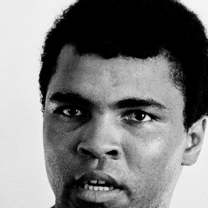 Muhammad Ali Print, Classic Black and White Art, Iconic Art Print, Wall ...
