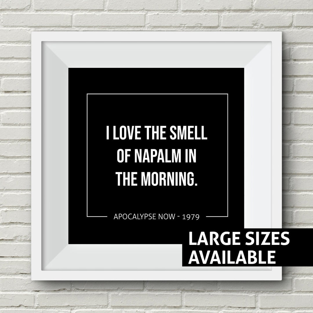 Apocalypse Now Marlon Brando Dennis Hopper Quote Movie Poster - Etsy UK
