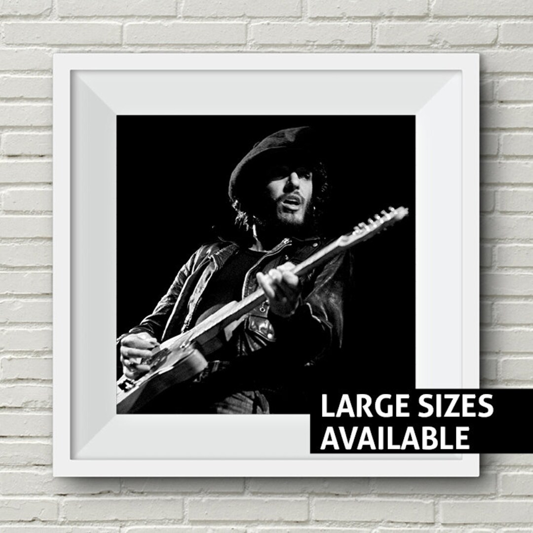 Bruce Springsteen Print, Born in the USA, Classic Black and White Art ...