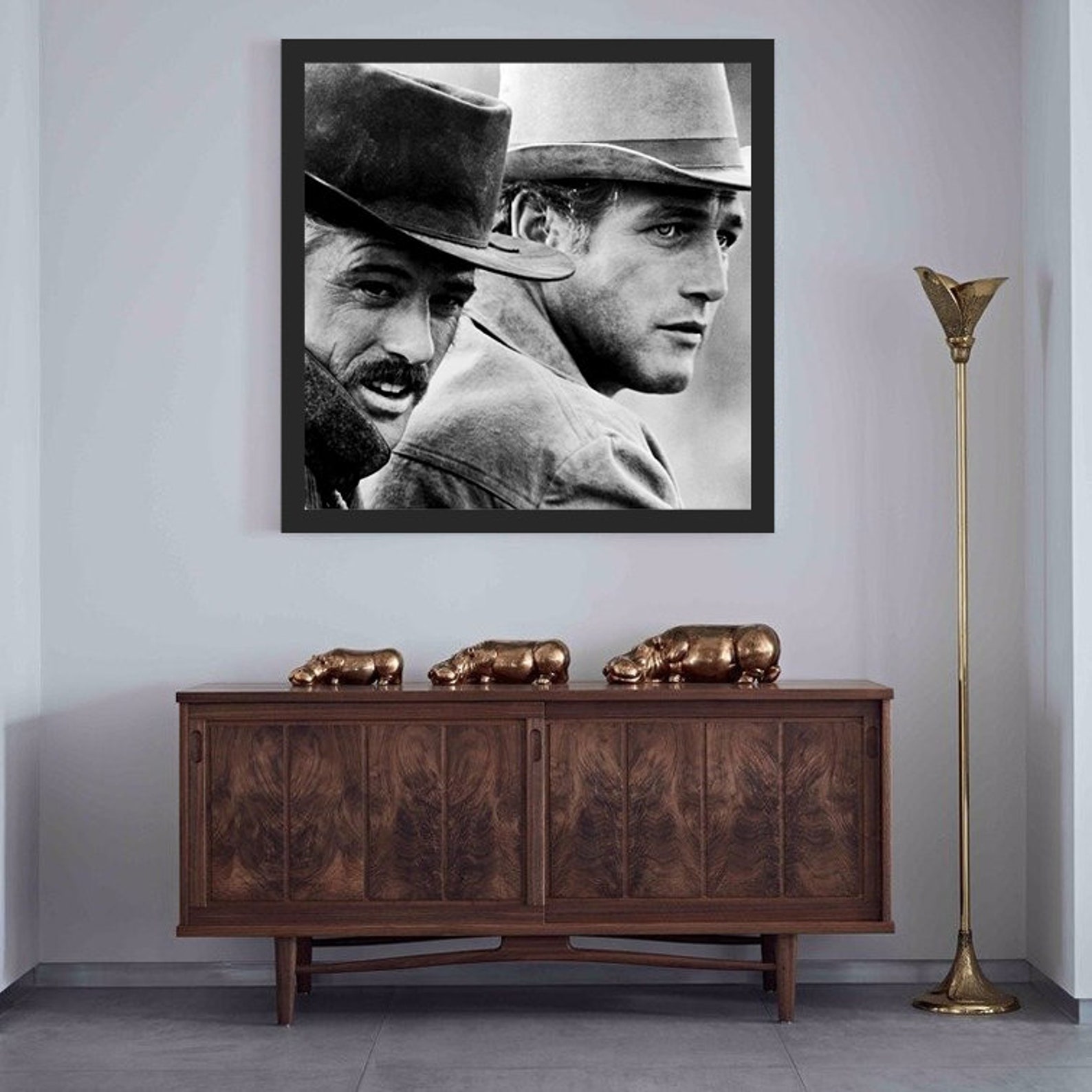 Paul Newman Print, Robert Redford Print, Black and White, Pin-up, Old ...