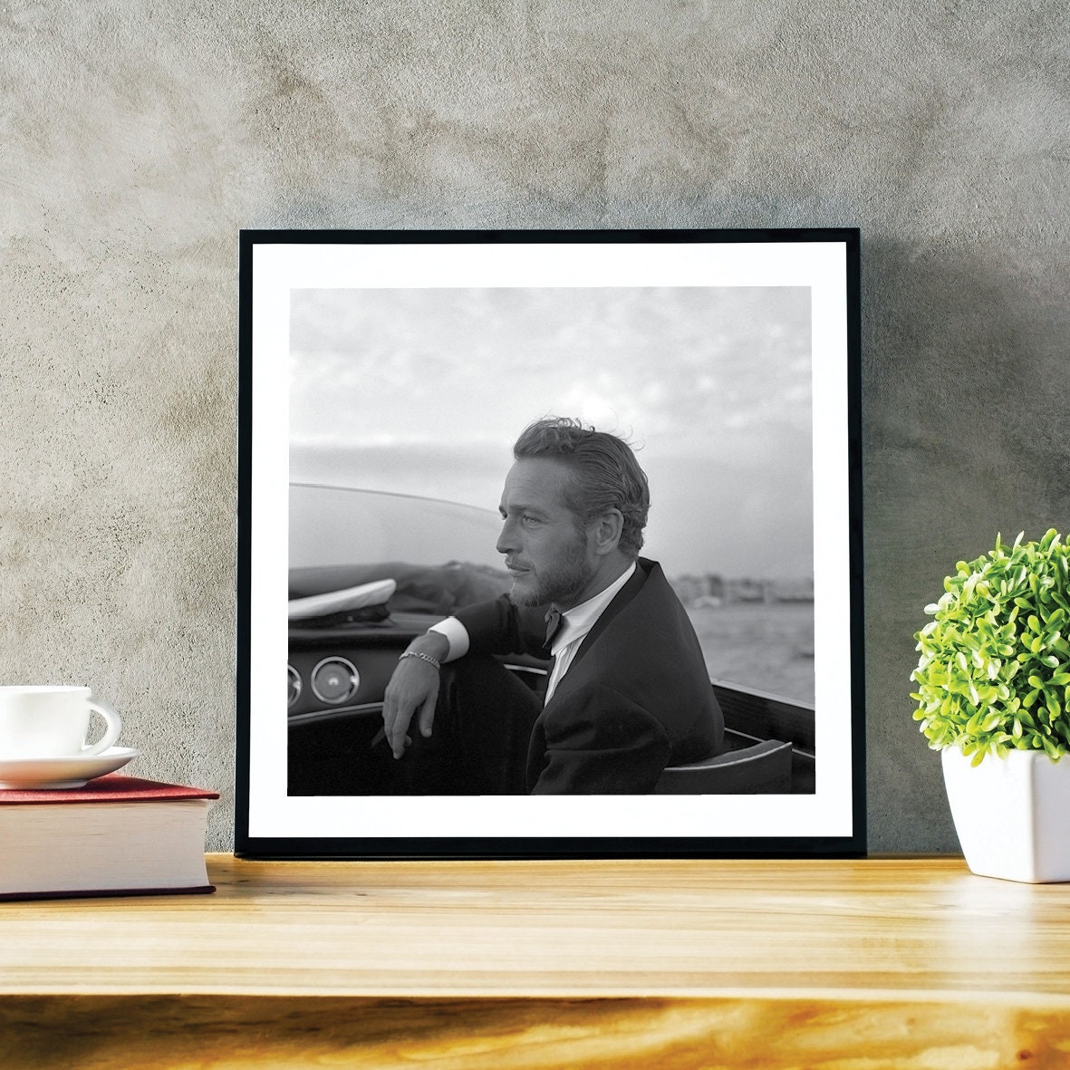 Paul Newman Print Print Black and White Robert Redford Classic Movie ...