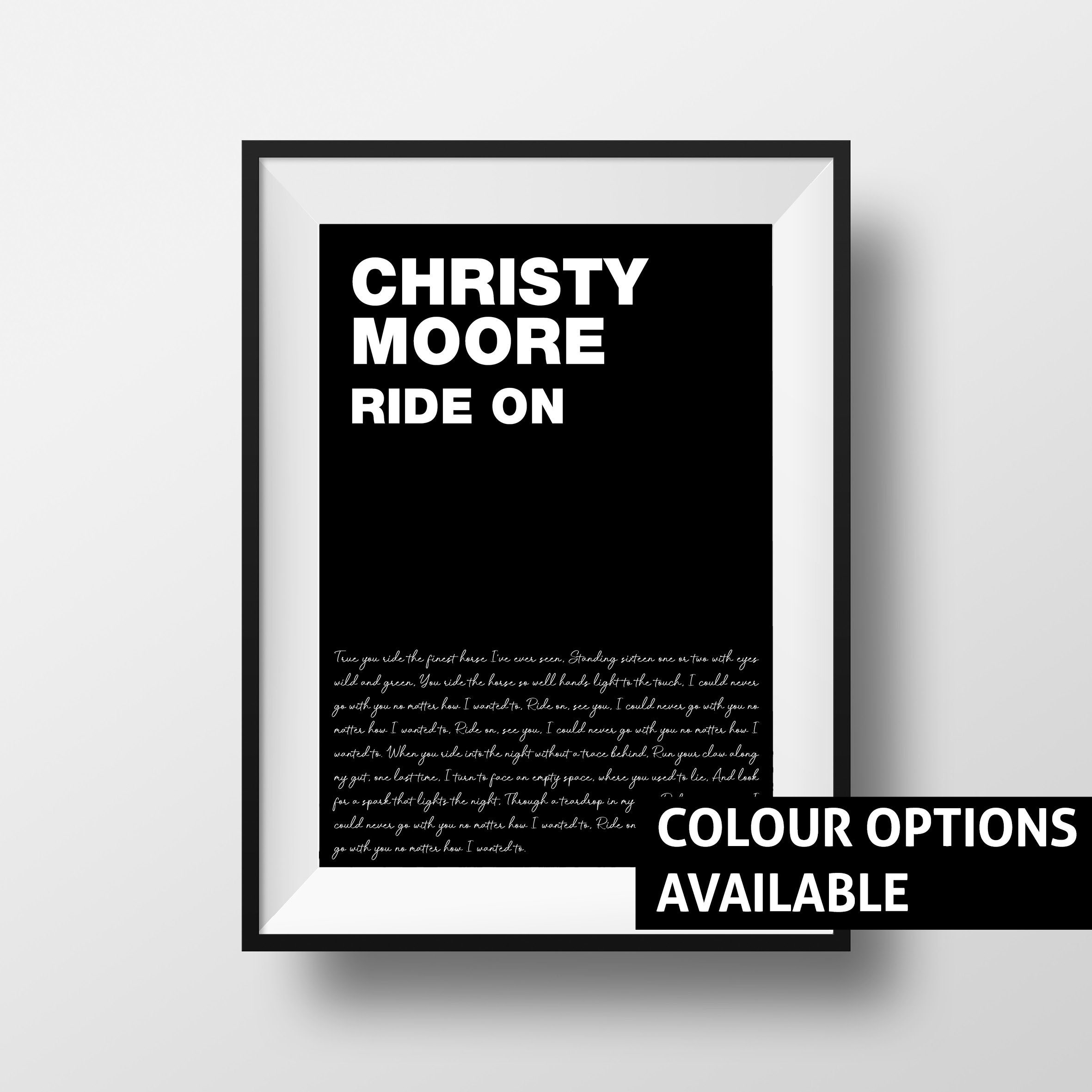 Christy Moore Ride On