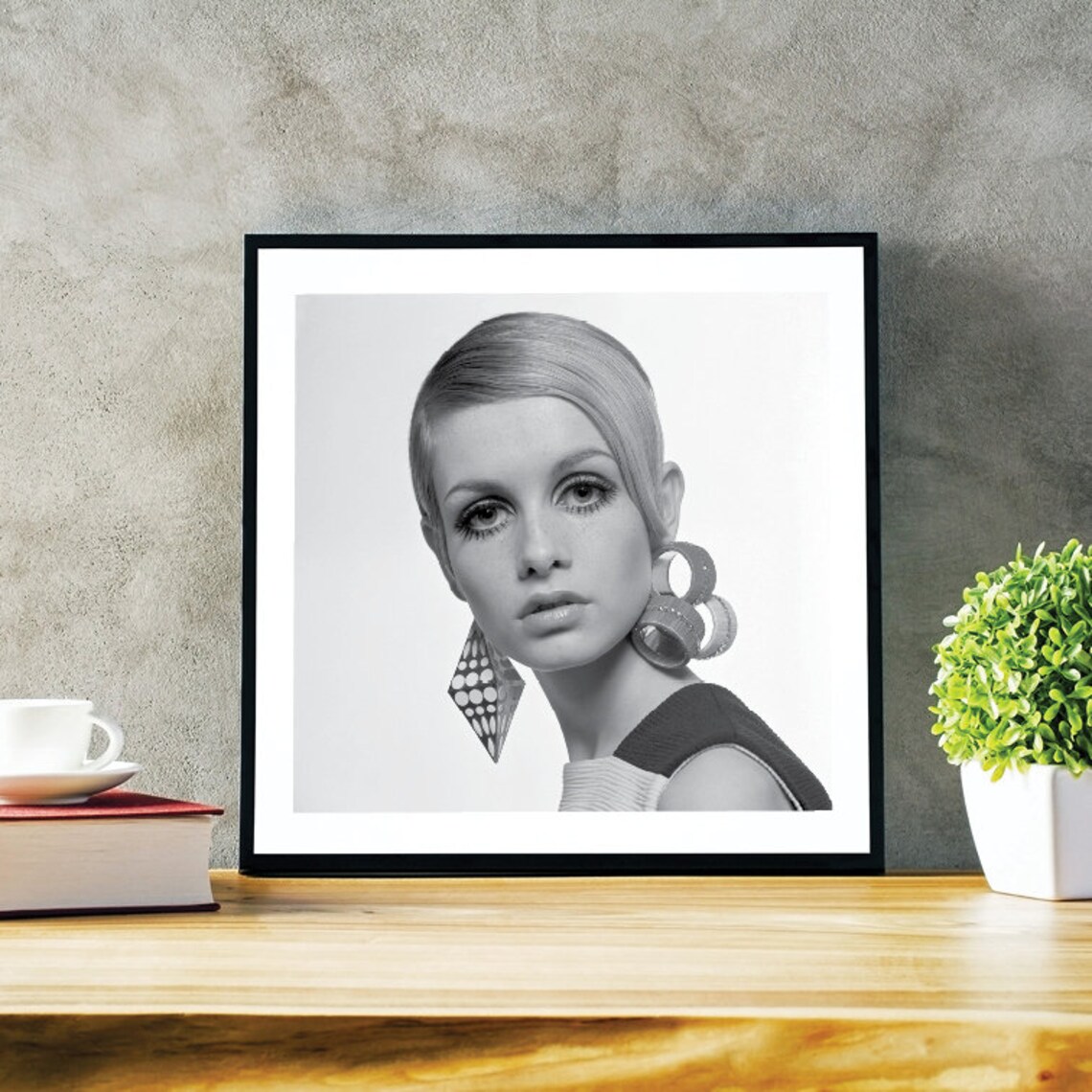Twiggy Print Twiggy Poster Celebrity Pop Art Celebrity Photo - Etsy