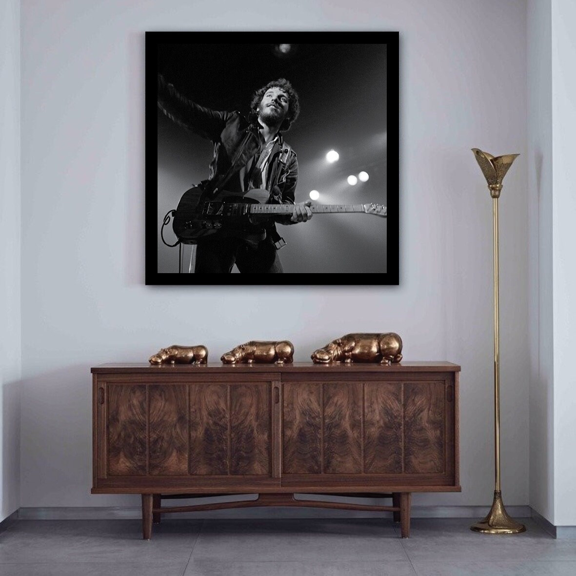 Bruce Springsteen Print Born in the USA Classic Black and | Etsy