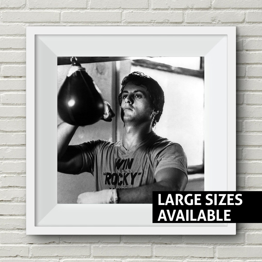 Rocky Movie Film Poster Rocky Balboa Sylvester Stallone Movie Poster ...