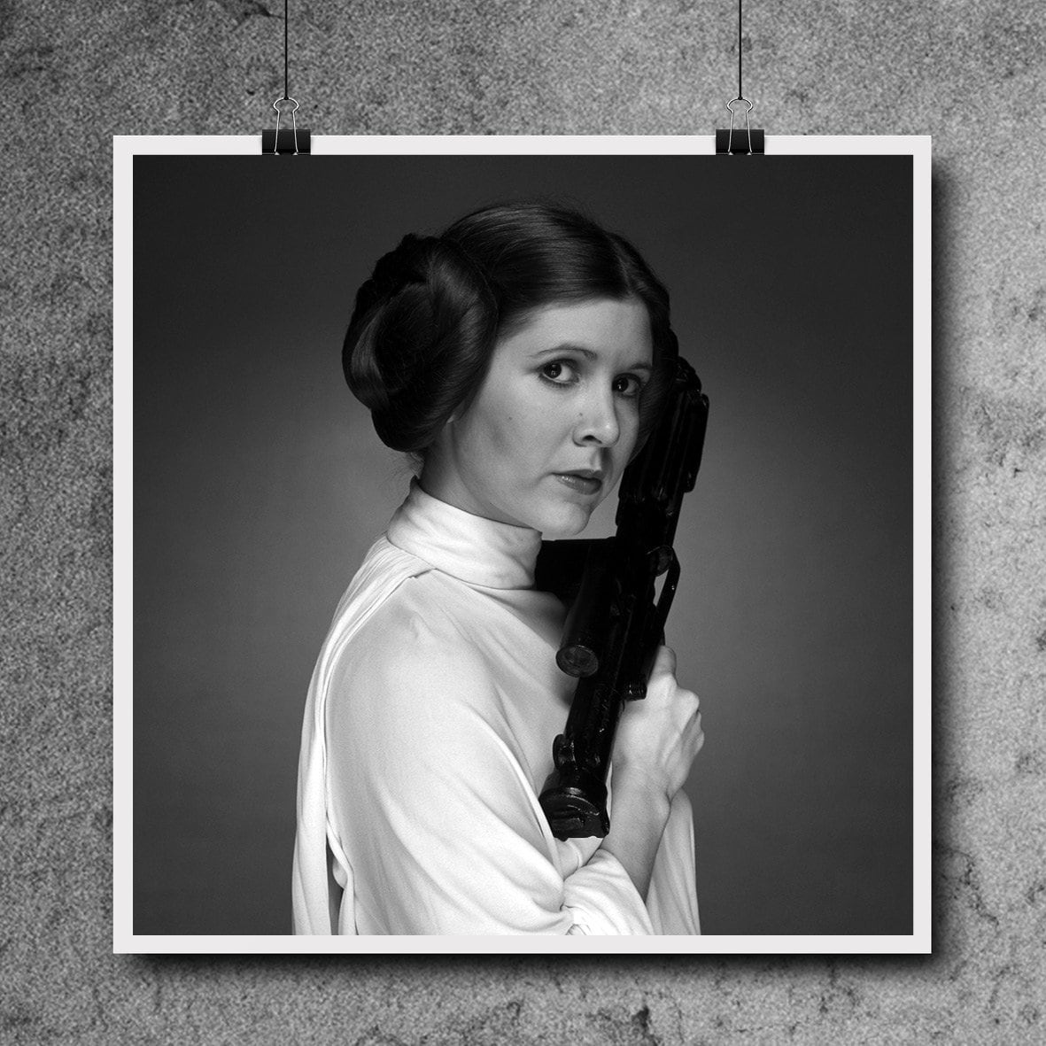 Carrie Fisher Princess Leia Poster Print Star Wars Return of | Etsy