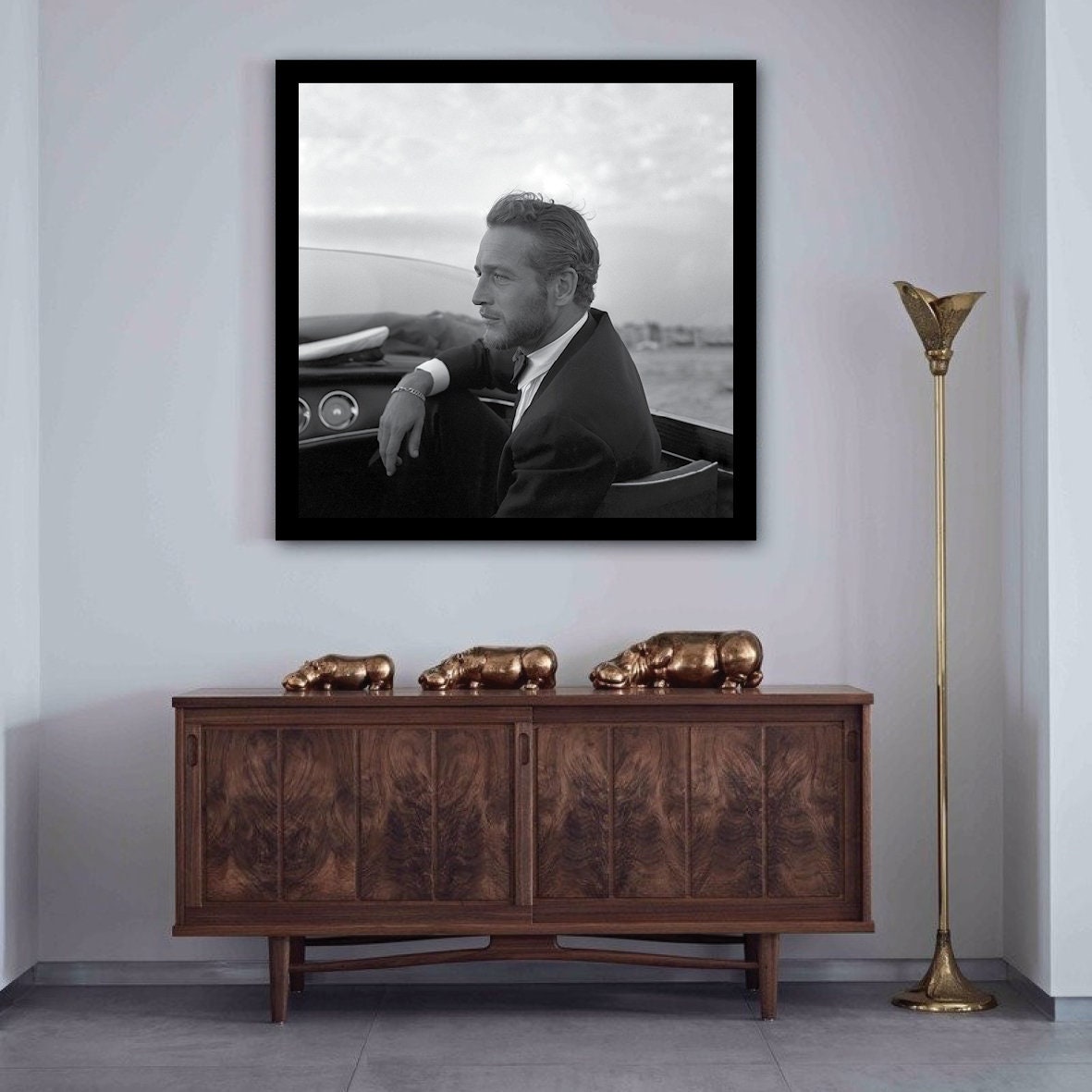 Paul Newman Print Print Black and White Robert Redford Classic Movie ...