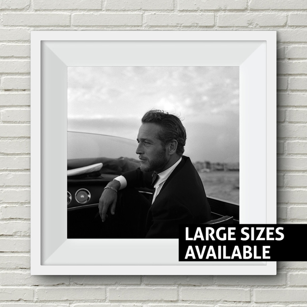 Paul Newman Print Print Black and White Robert Redford Classic Movie ...