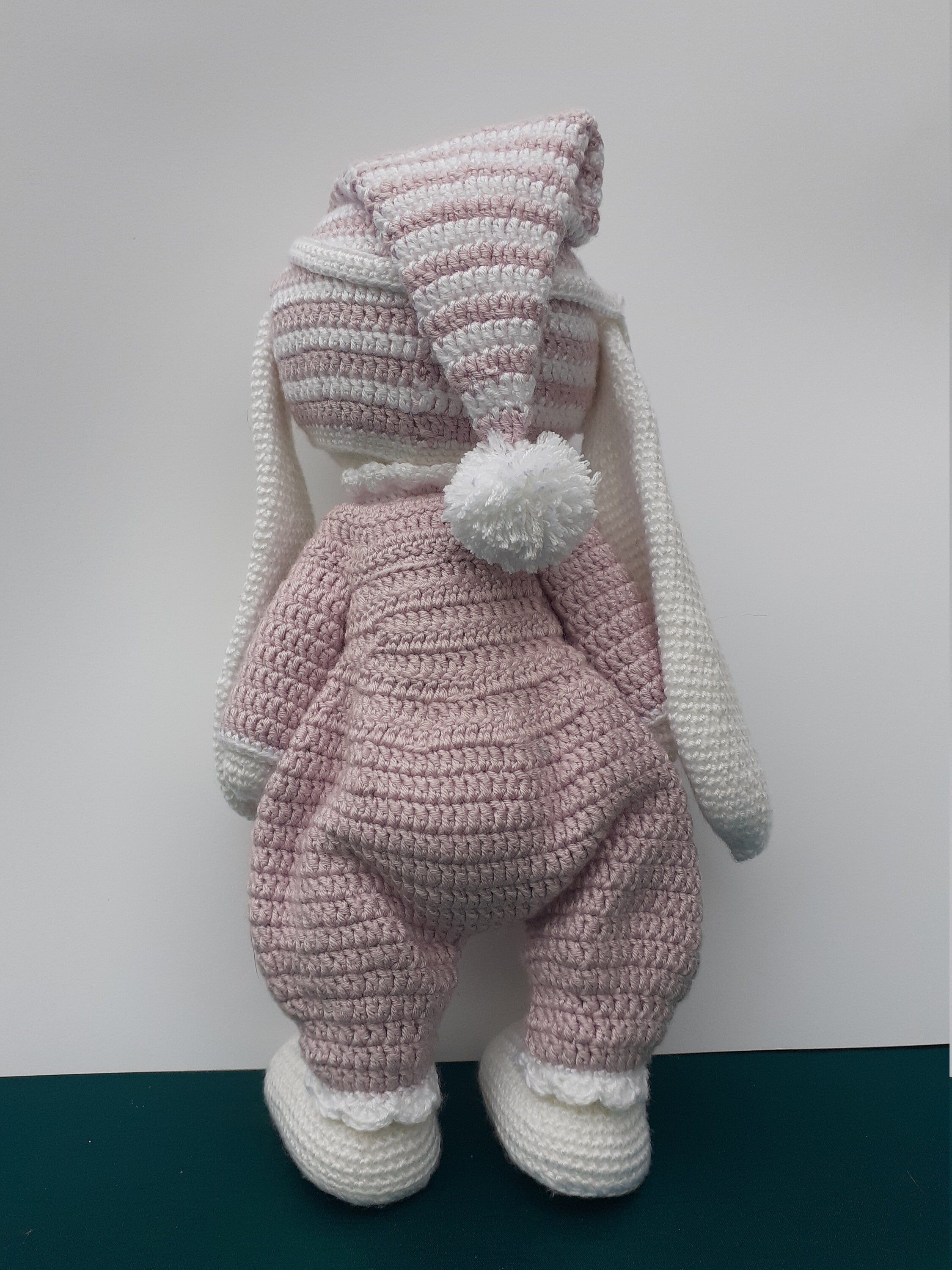 Handmade Crochet Polushka Sleepy Bunny - Etsy UK