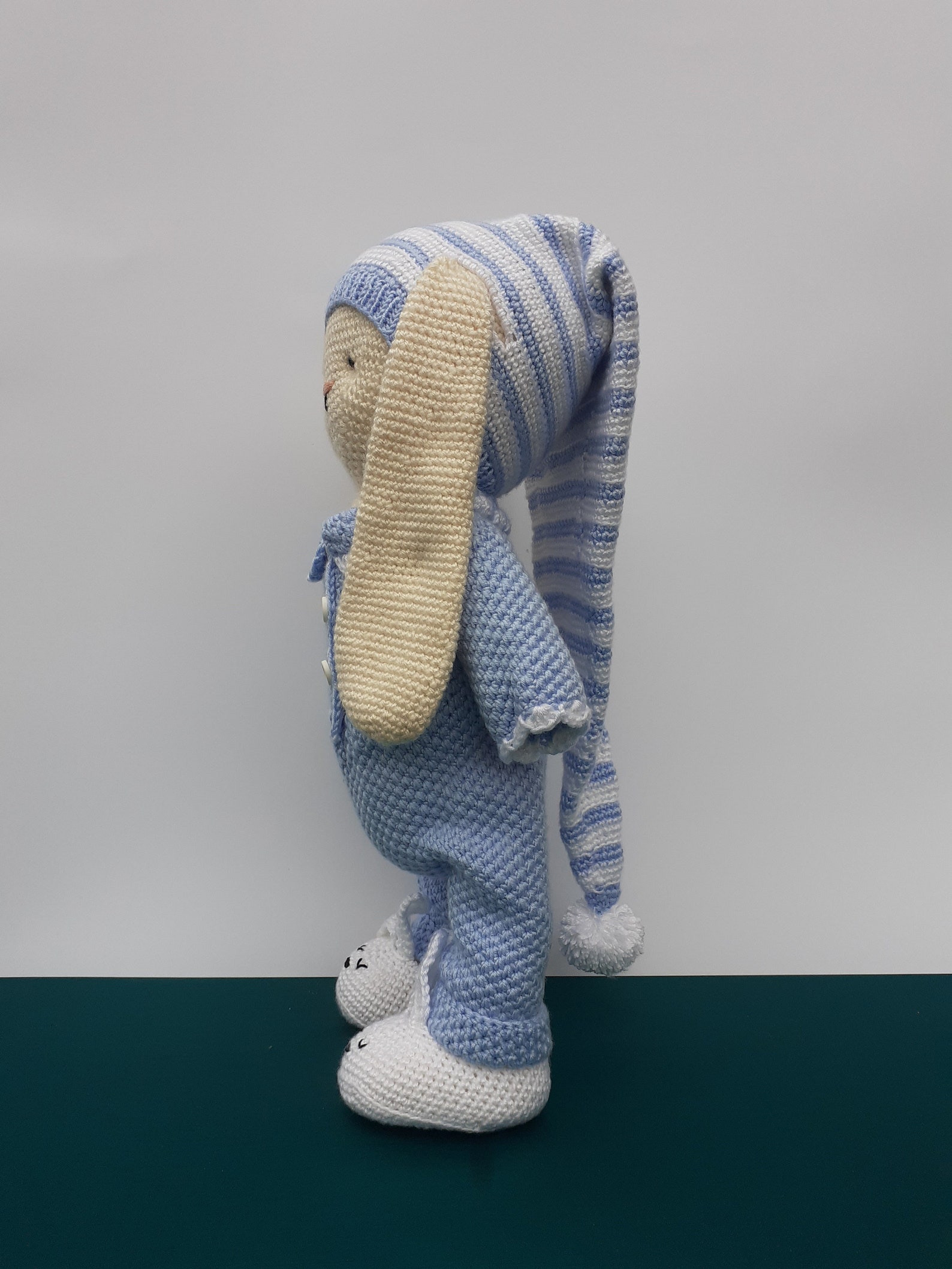 Handmade Crochet Polushka Bedtime Bunny - Etsy UK