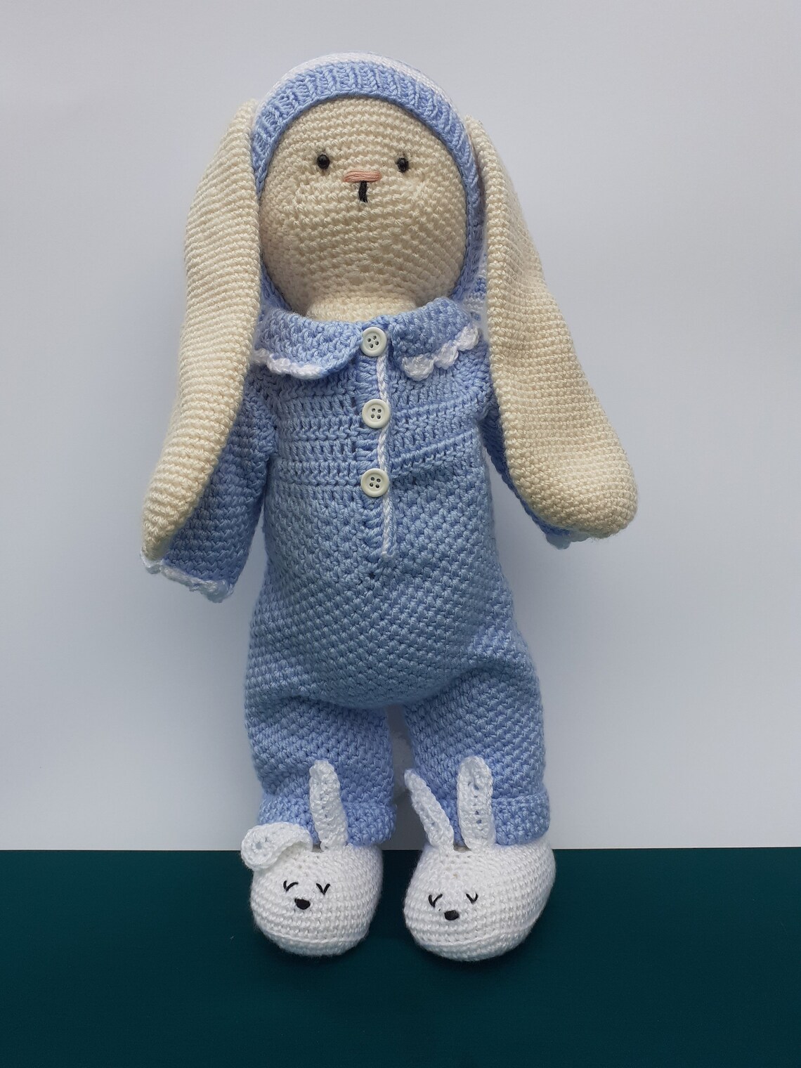 Handmade Crochet Polushka Bedtime Bunny - Etsy UK