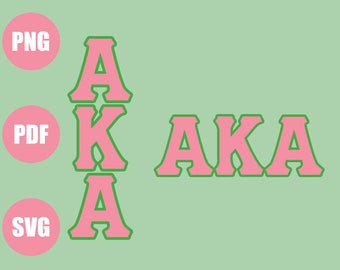 Greek Aka Letters Svg - Etsy