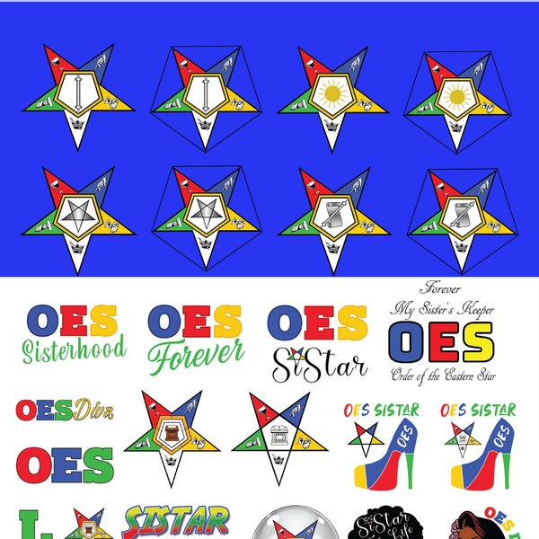 Order of the Eastern Star Officers Png - Etsy