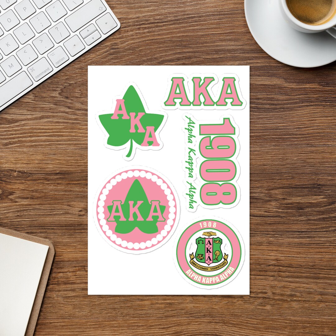 Alpha Kappa Alpha Sticker Sheet - Etsy