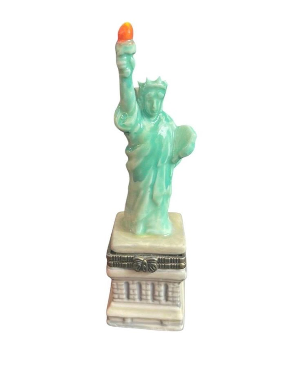 Vintage Statue of Liberty 1950’s Small Trinket Box - Etsy