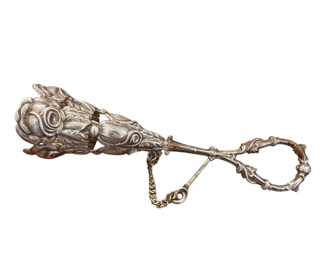 Rare Antique Ornate Sterling Silver Victorian Tussie Mussie/posey ...