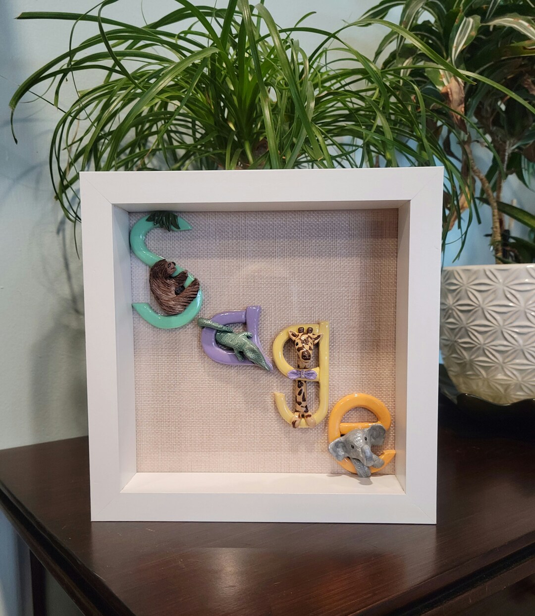 Custom Name Wall Home Decor Hand Crafted Nursery Dorm Office Shelf ...