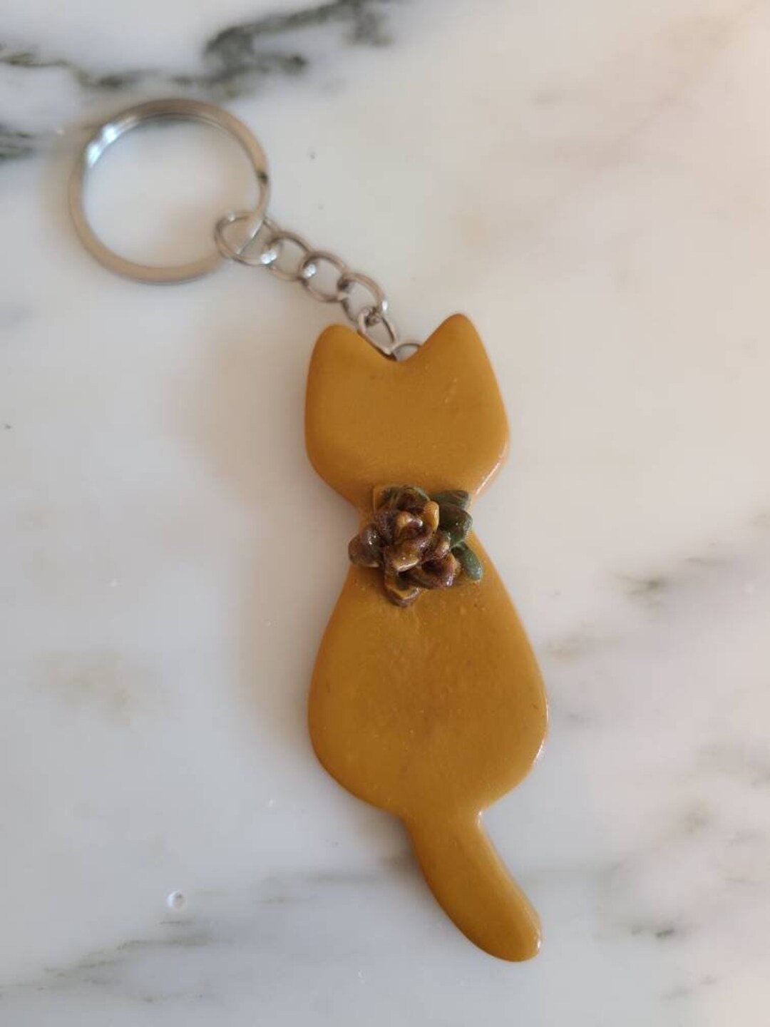 Keychains Polymer Clay Cats Fall Colors - Etsy