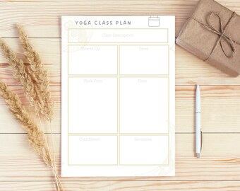 Printable Yoga Class | Etsy