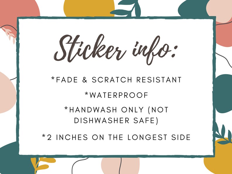 Iced Coffee Sticker, Waterproof Sticker for Water Bottle, Coffee ...