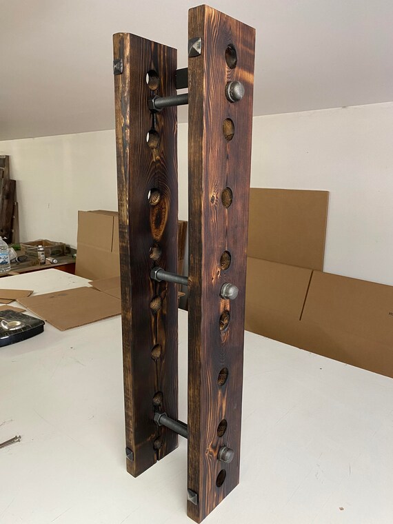 Reclaimed Barn Wood Wine Rack | Etsy