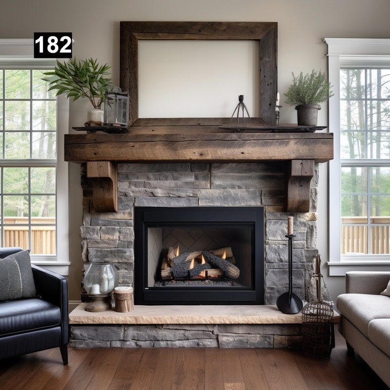 Mantle With Corbels - Etsy