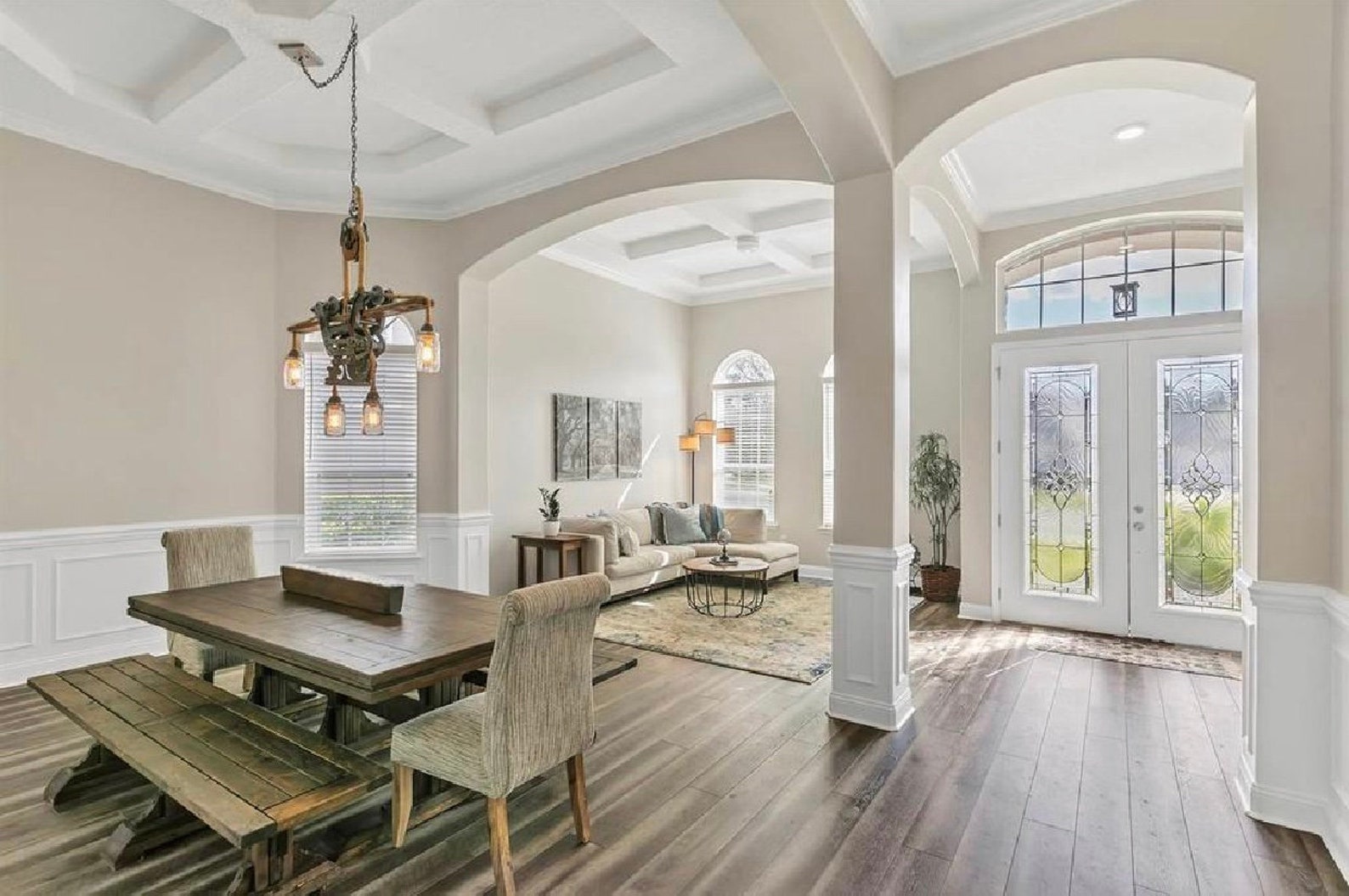 Beautiful Rustic Hay Trolley Chandelier With Mason Jars - Etsy
