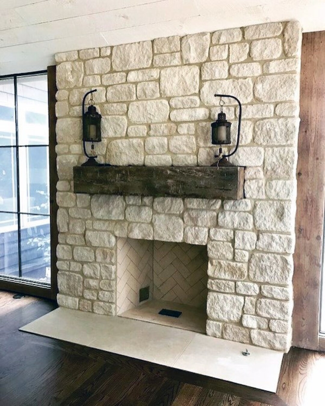 Classic Weathered Wood Fireplace Mantel Custom Color & Size Options - Etsy