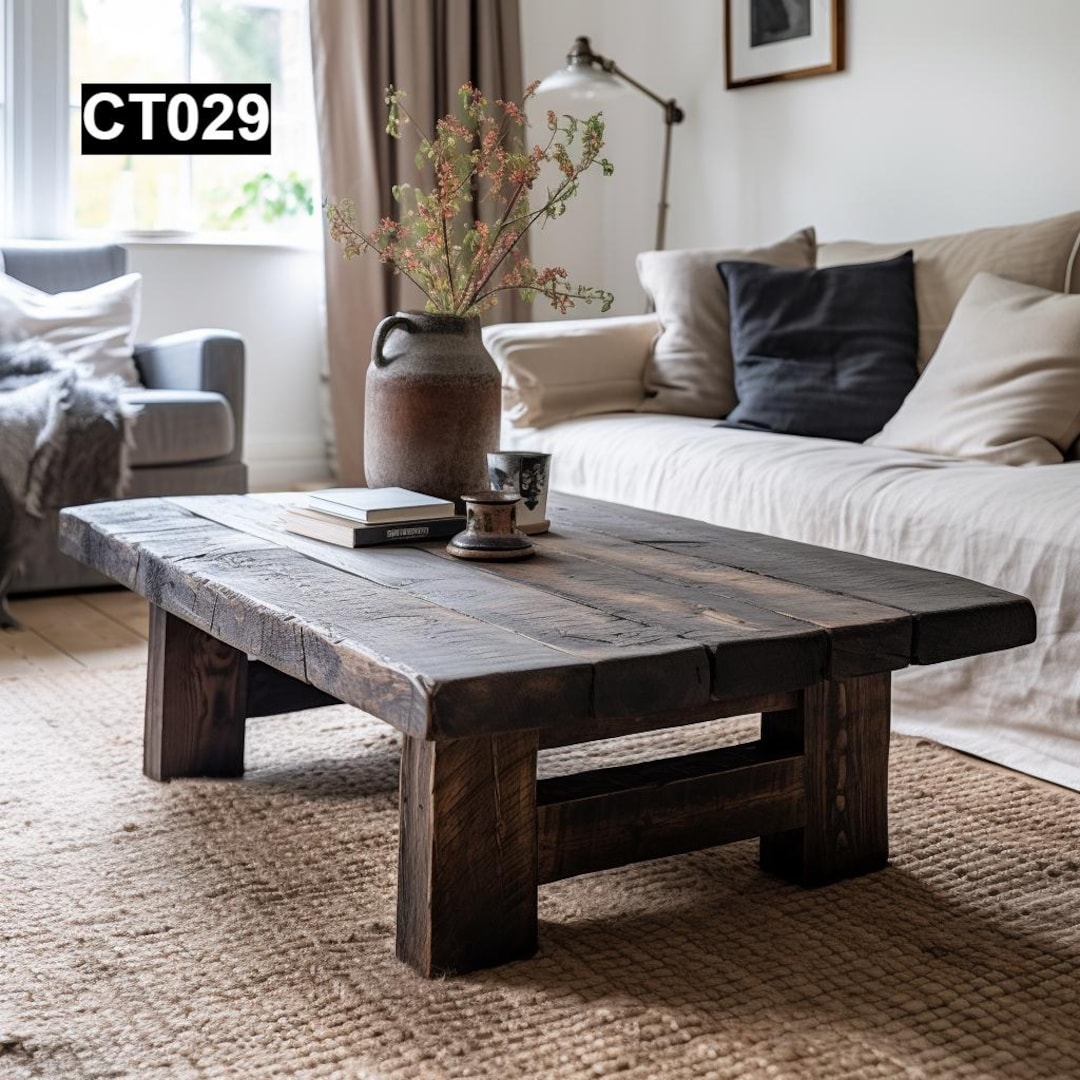 Rustic Reclaimed Wood Coffee Table #CT029 - Etsy
