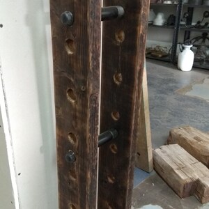 Reclaimed Barn Wood Wine Rack - Etsy
