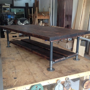 Rustic Industrial Coffee Table - Etsy