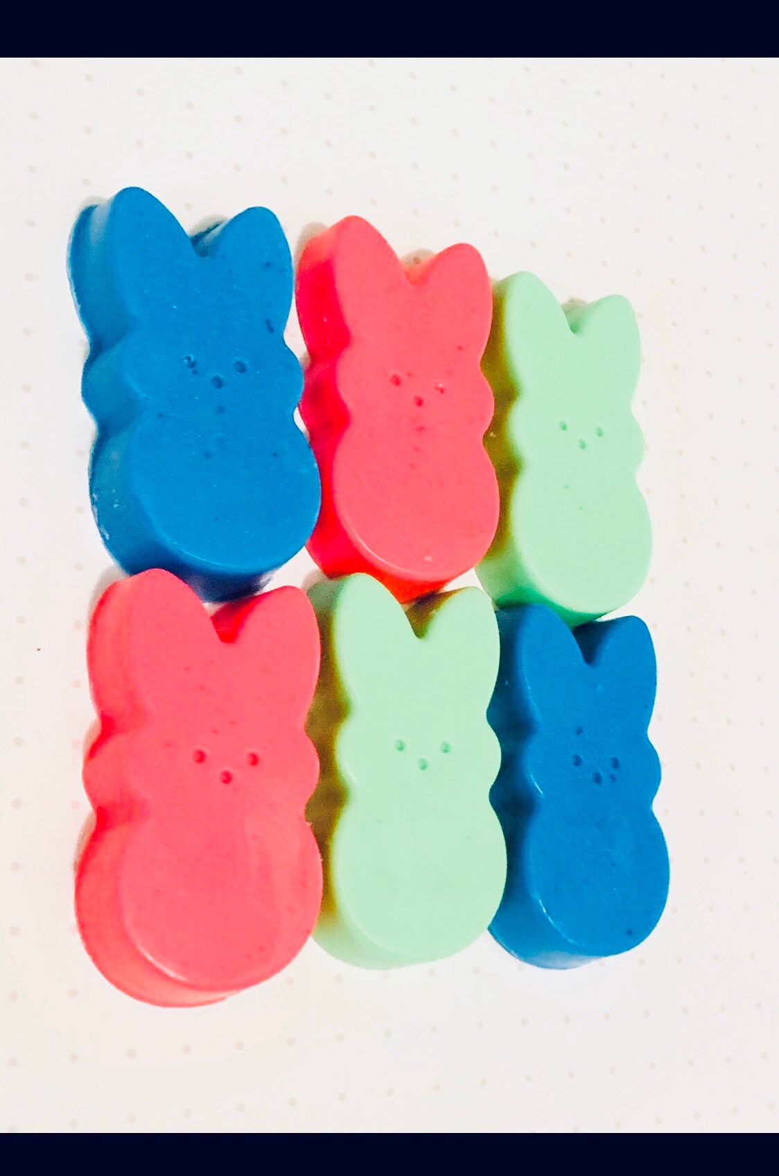 6 Bunny Soap/ Peeps Type Soap Favors/ Easter Bunny Soap/ Baby/ Kids Easter Gift - Etsy