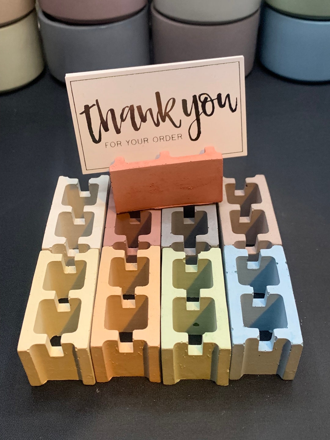 Concrete Building Block Card Holder / Unique Buisness Card Holder ...