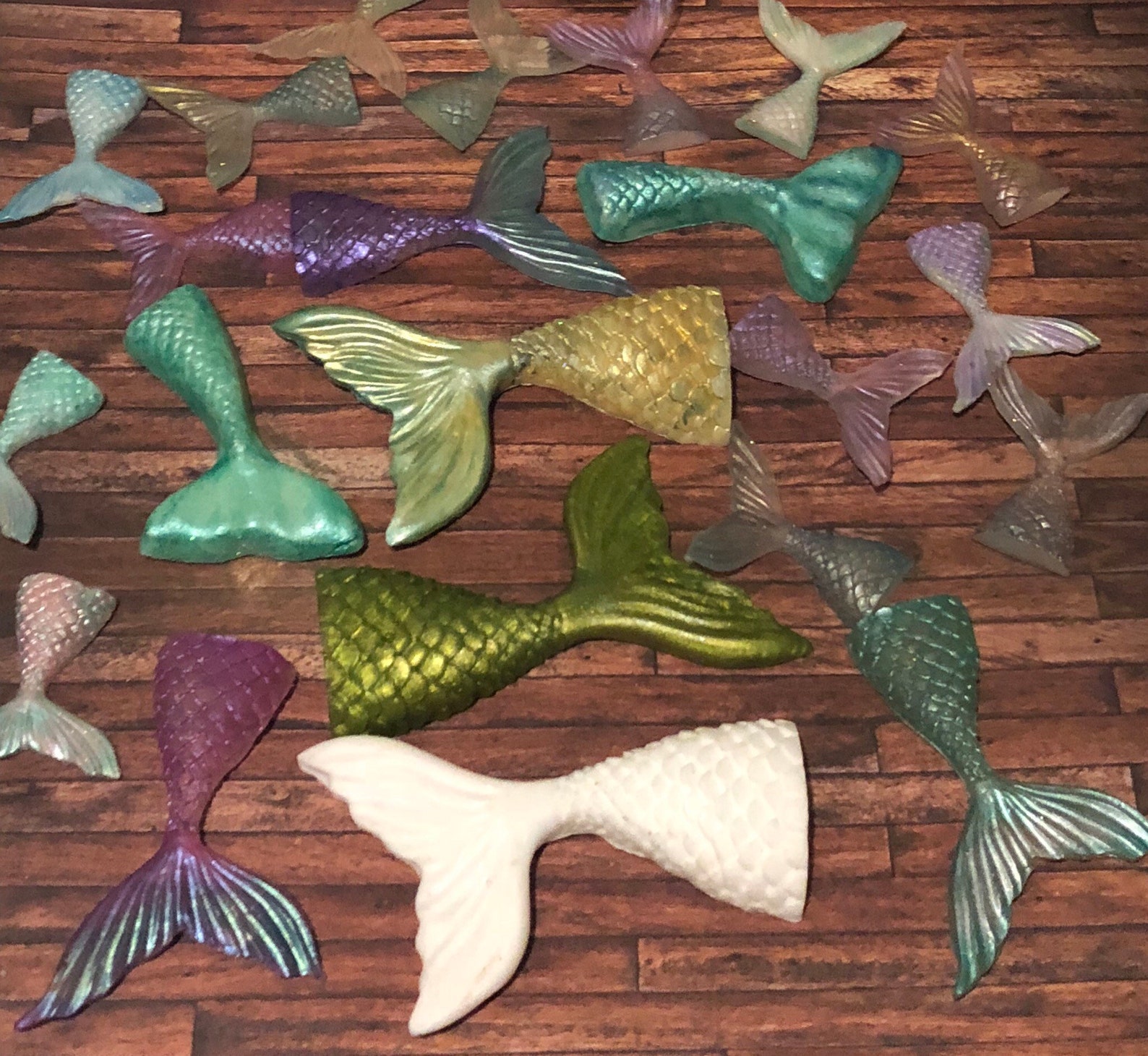 Shimmer Mermaid Tails Magical Bag of Soap Fish Tails | Etsy