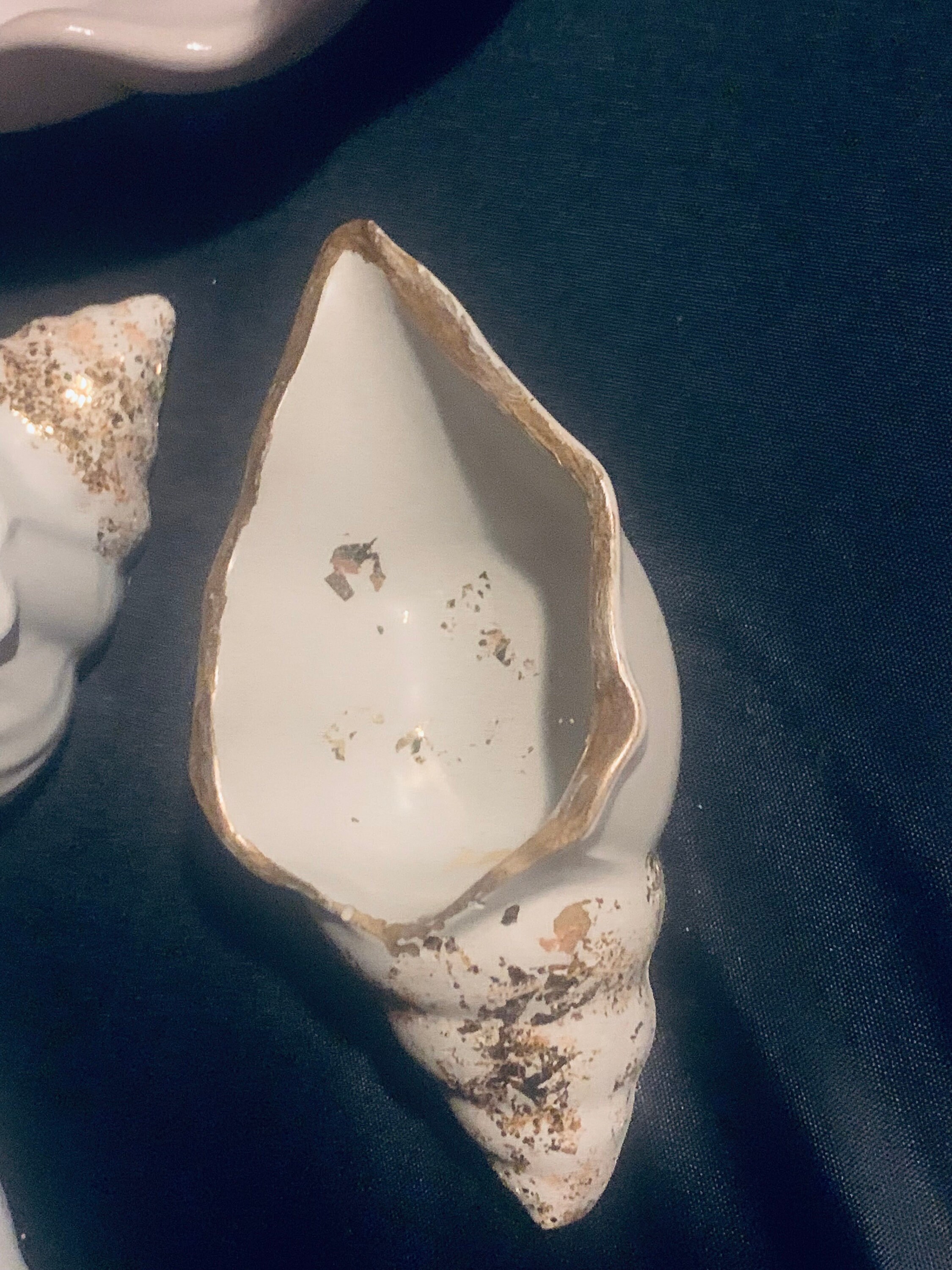 Cement Shell Tray, 3 Shell Shaped, Beach , Trinket Dish, Summer Decor ...