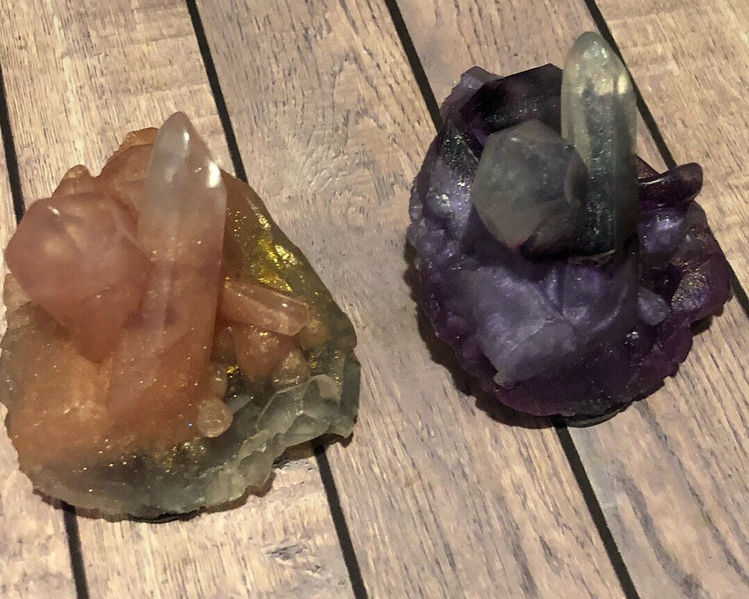 Quartz Crystal Soap gemstone choose scent | Etsy