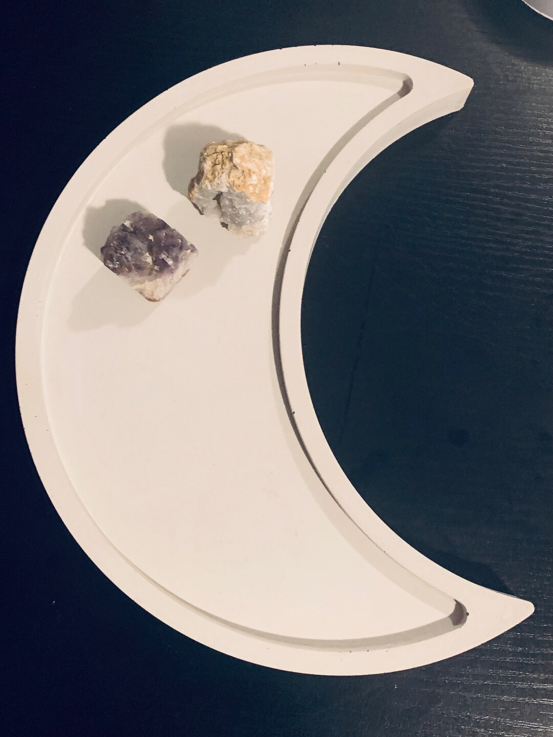 Concrete Moon Tray/ Crescent Moon Tray / Moon Tray - Etsy