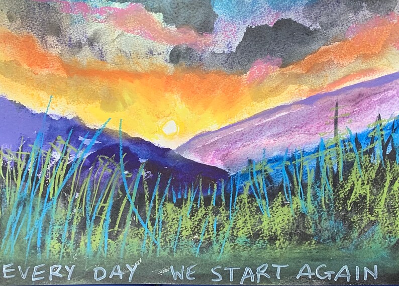 Every Day We Start Again - Etsy