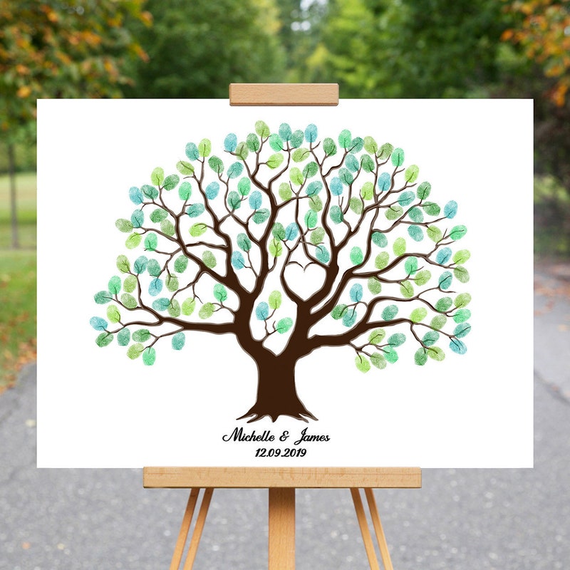 Fingerprint Tree - Etsy