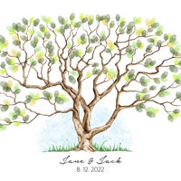 Fingerprint Tree - Etsy
