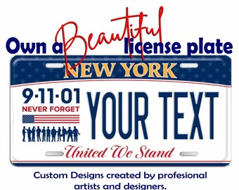 911 License Plate - Etsy