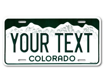 Colorado License Plate | Etsy
