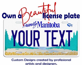 Manitoba Car Plate - Etsy